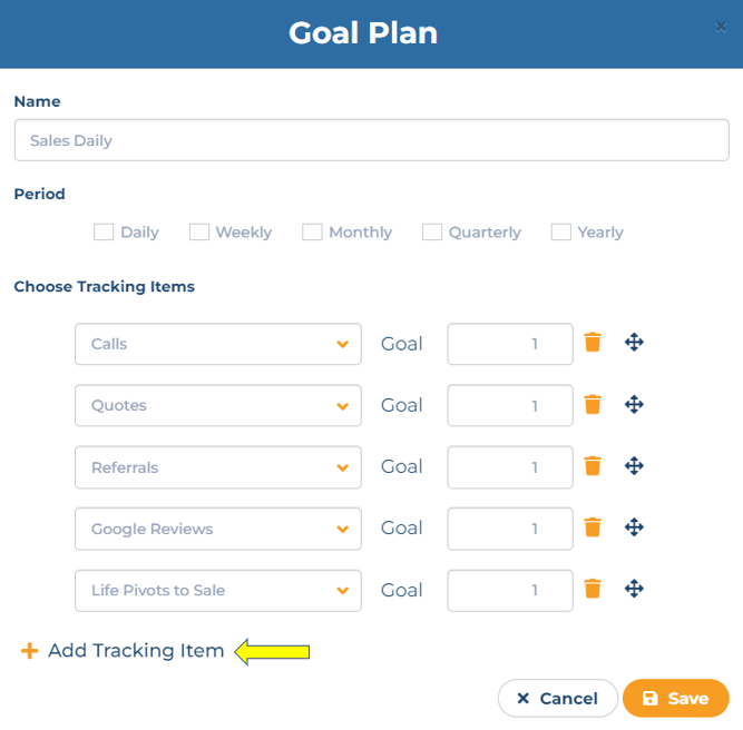 How to Update Existing Activity Goal Plans – FrontRunner Enterprises